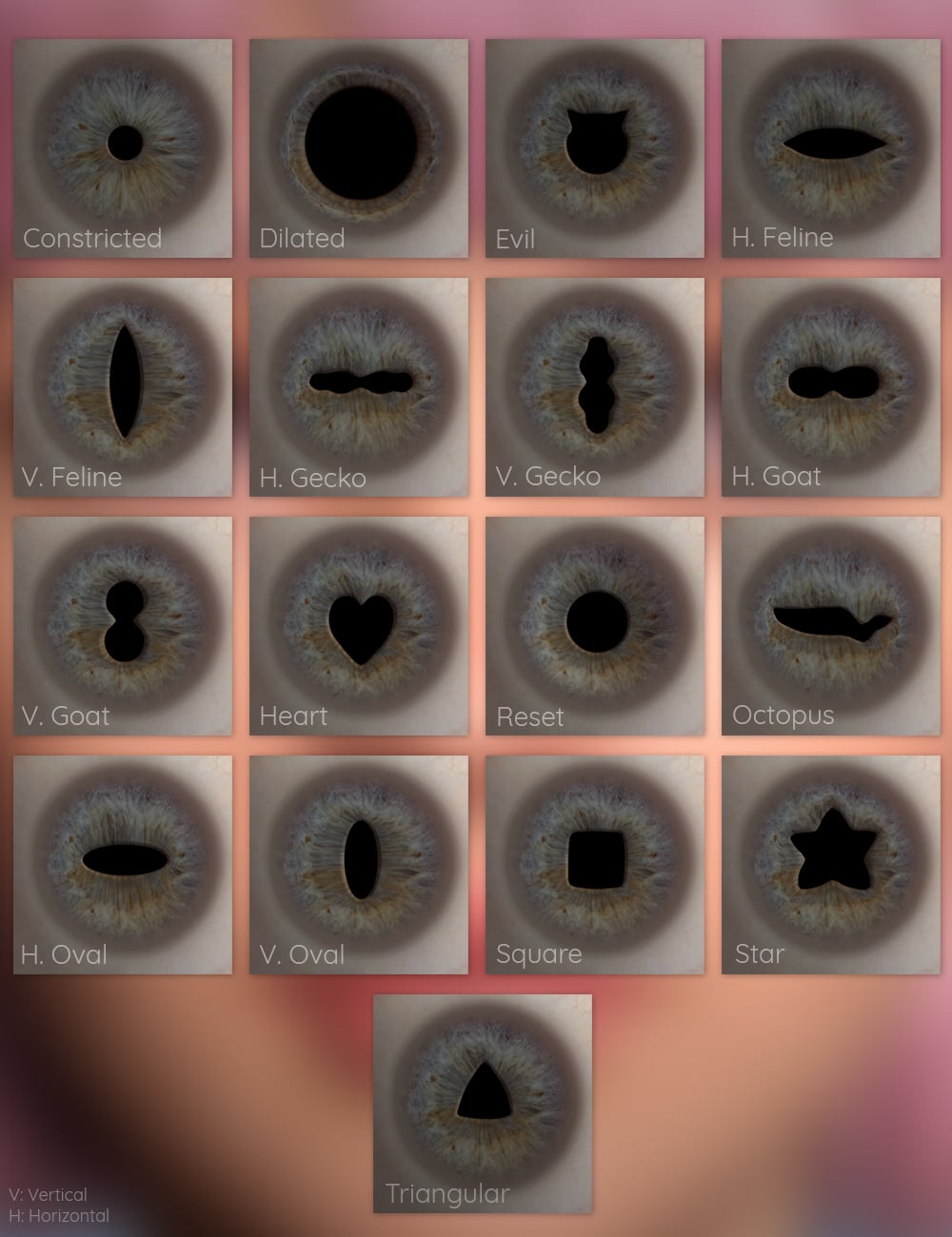 CGI Pupil Utilities for Genesis 9 | Daz 3D