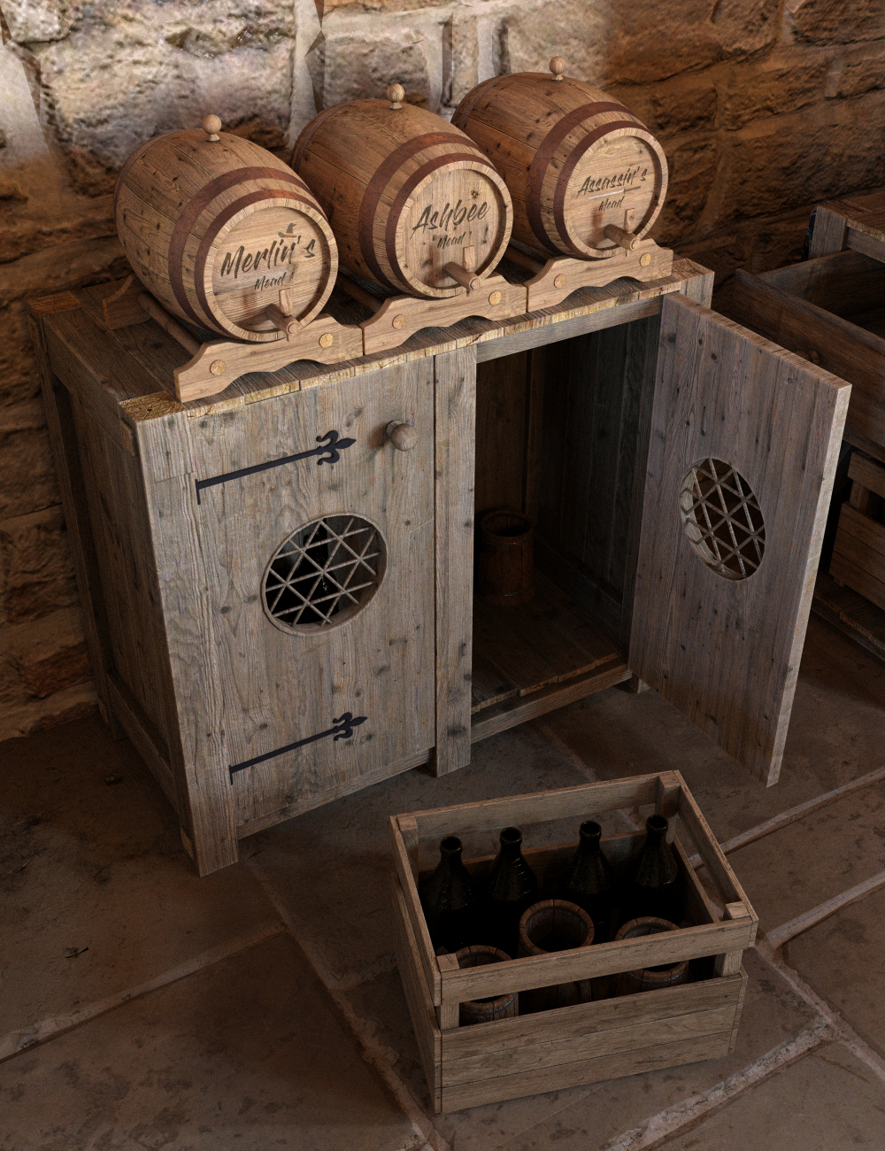 English Village Pub Props 2 | Daz 3D