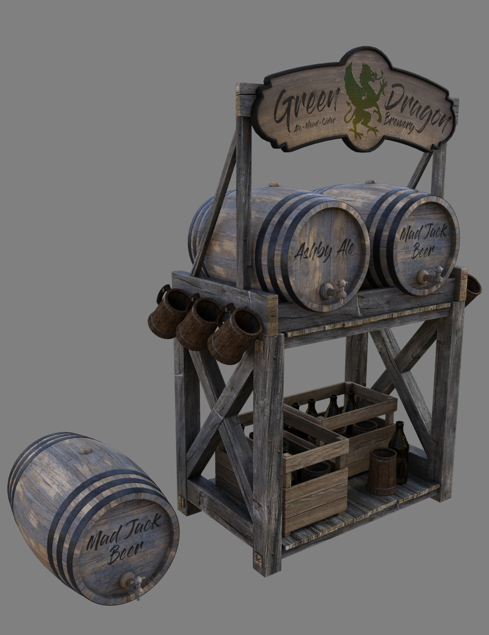 English Village Pub Props 2 | Daz 3D