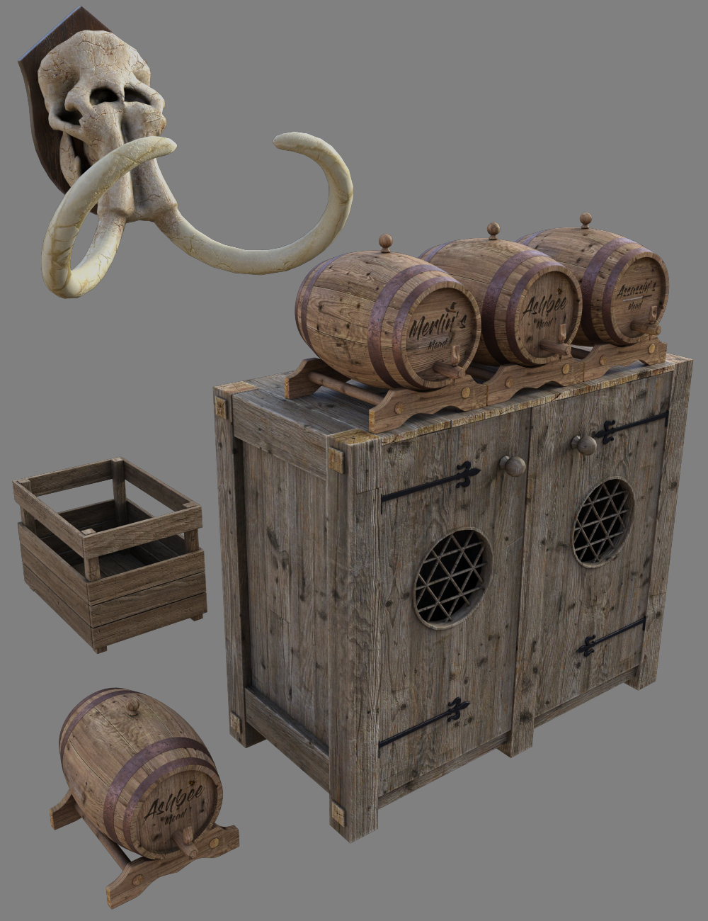 English Village Pub Props 2 | Daz 3D