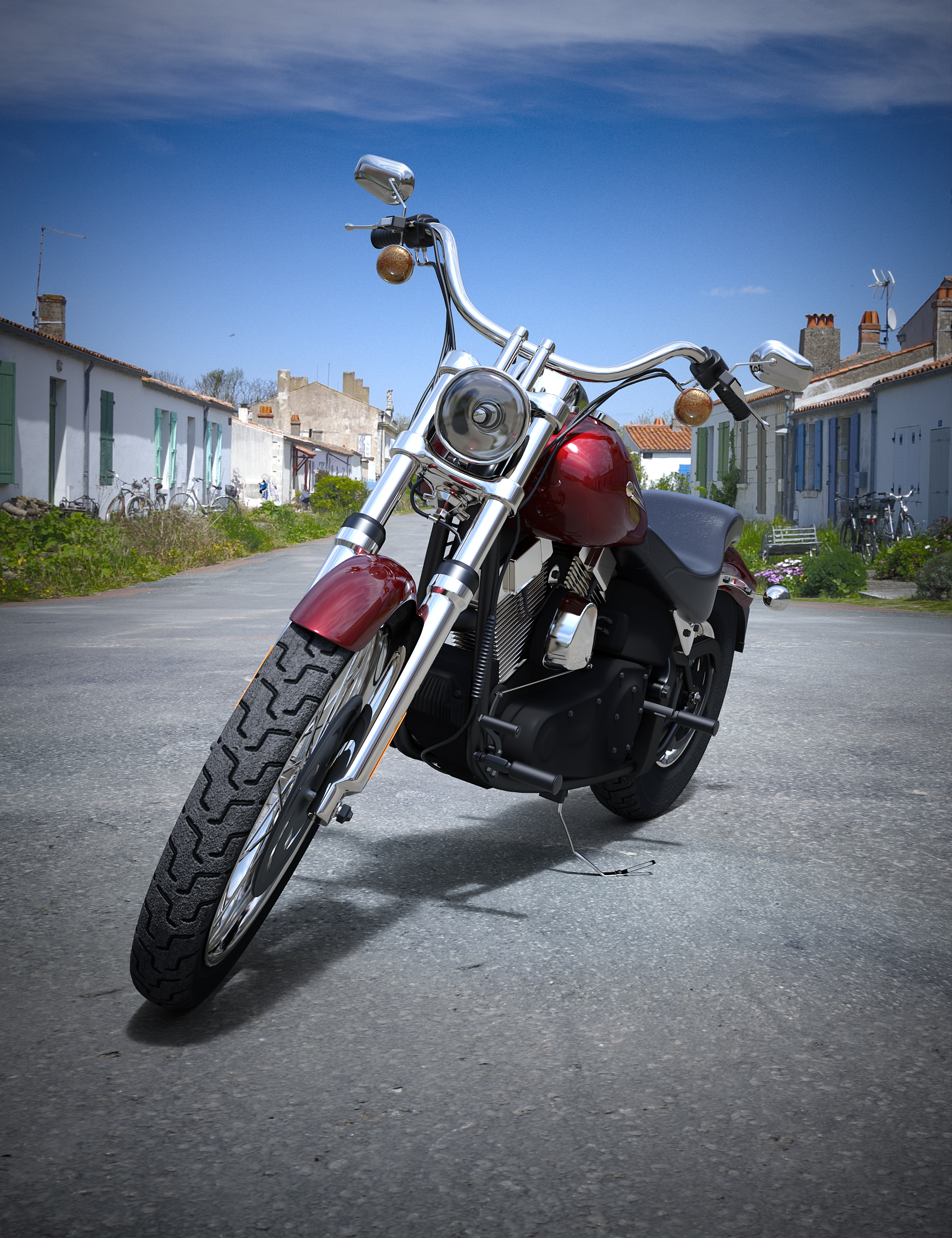 UltraHD Iray HDRI With DOF - Holliday Houses | Daz 3D