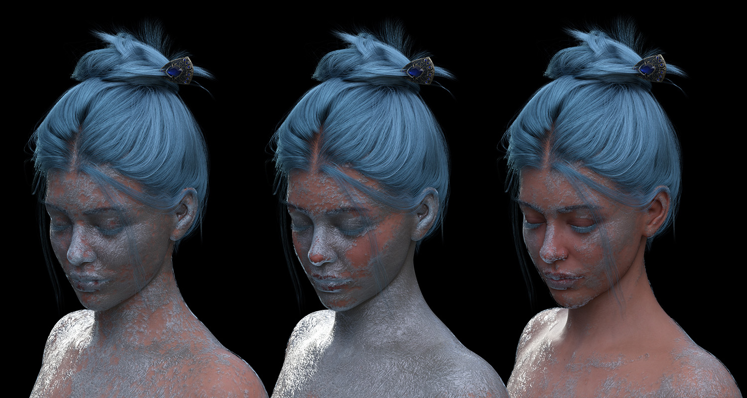 Ice and Snow Skin Builder Genesis 9 | Daz 3D