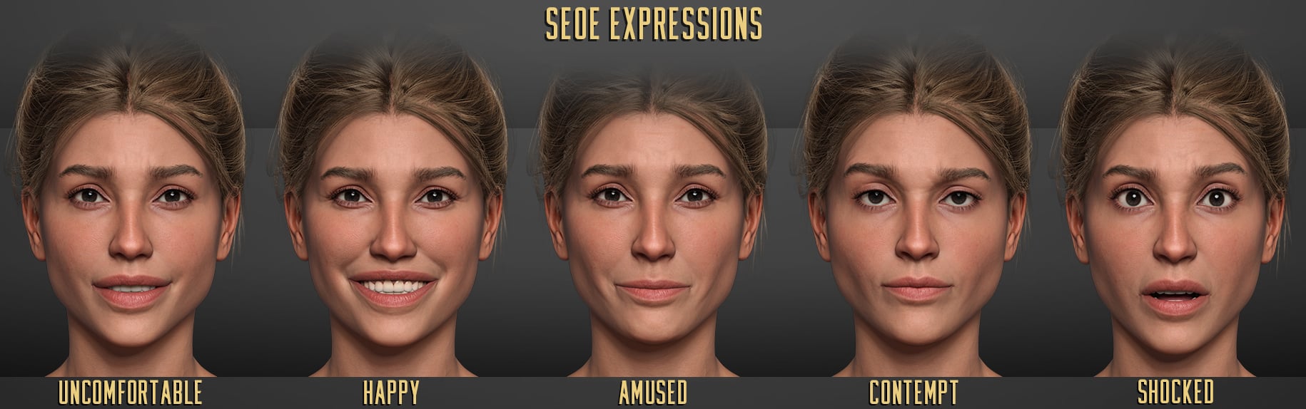 Subtle Expressions Olympia 9 Edition | Daz 3D