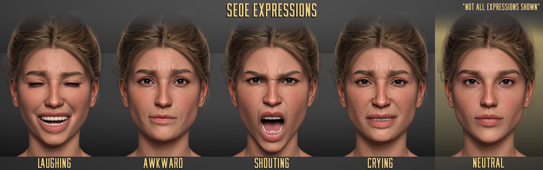 Subtle Expressions Olympia 9 Edition | Daz 3D