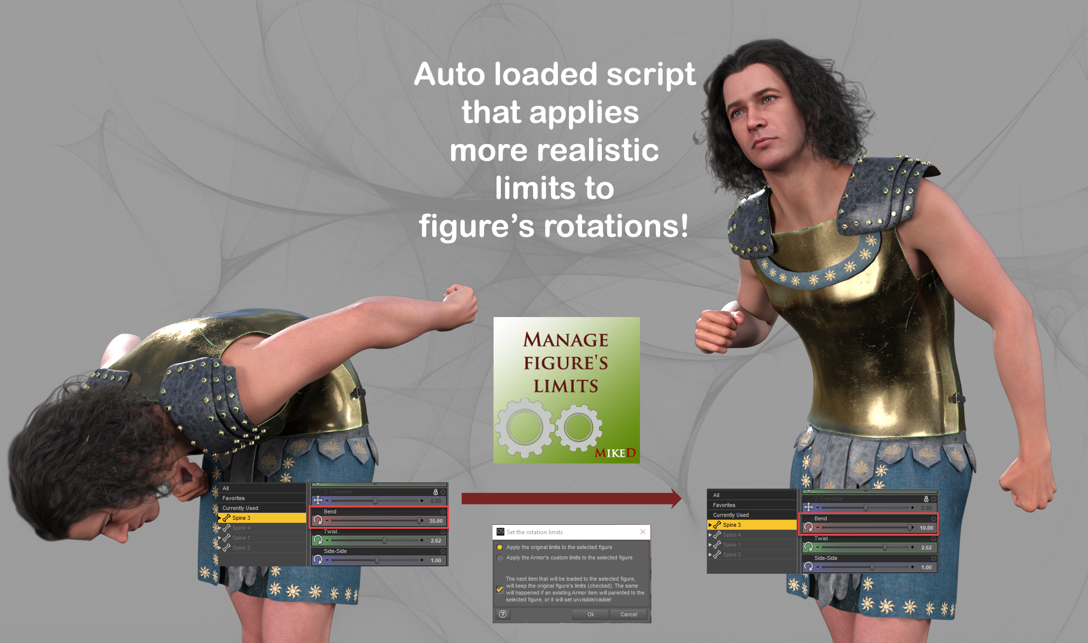 MD - KOO Hector and the Trojans Armor Bundle | Daz 3D