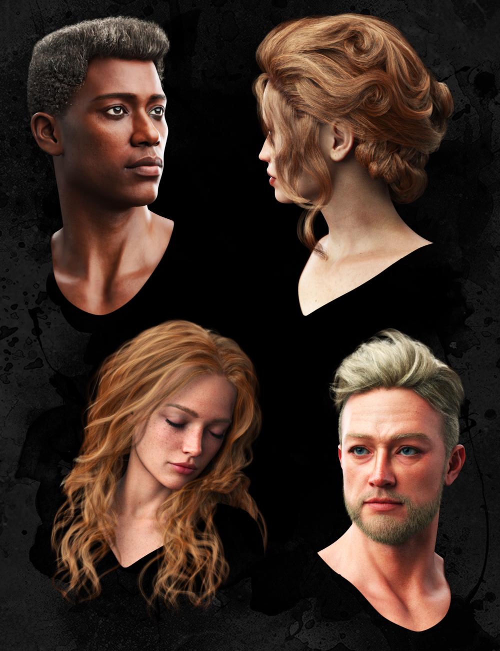 ColorWerks 3: Dye Another Day Iray Hair Shaders | Daz 3D