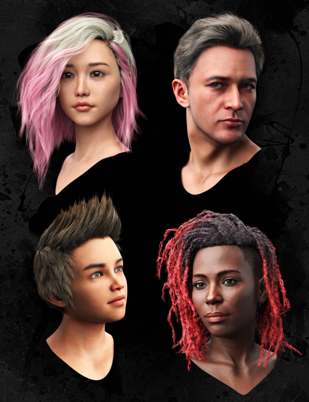 ColorWerks 3: Dye Another Day Iray Hair Shaders | Daz 3D
