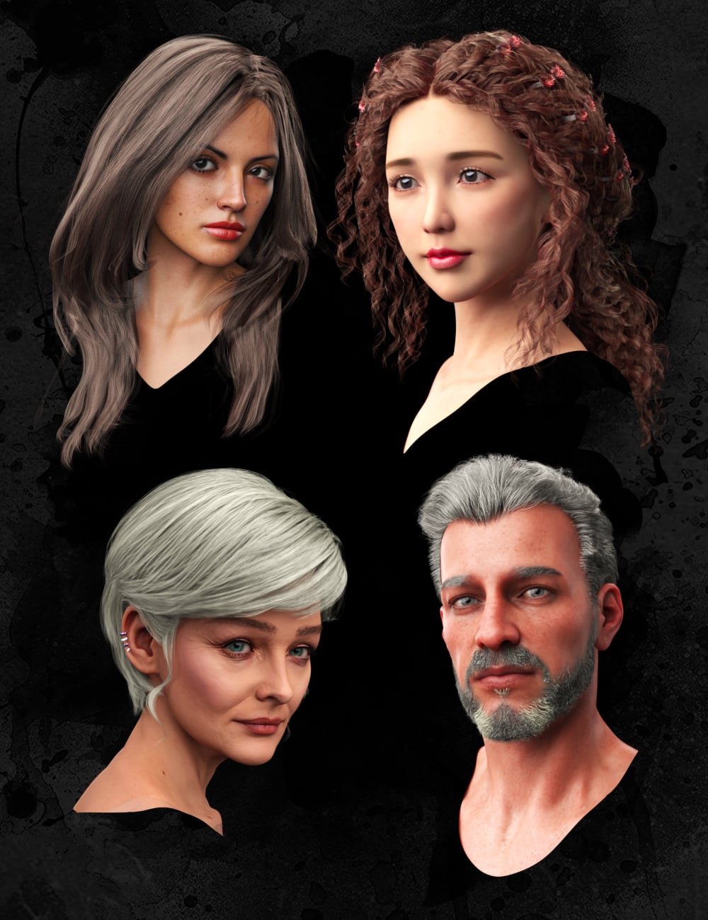 ColorWerks 3: Dye Another Day Iray Hair Shaders | Daz 3D