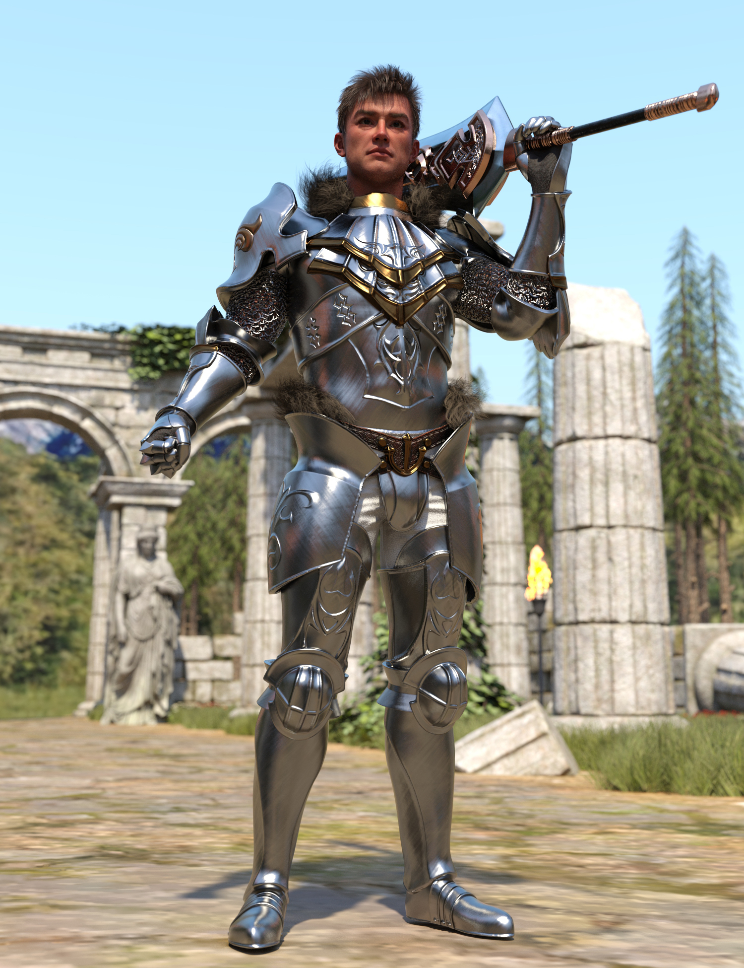 KKB Battle Armor for Genesis 9 | Daz 3D