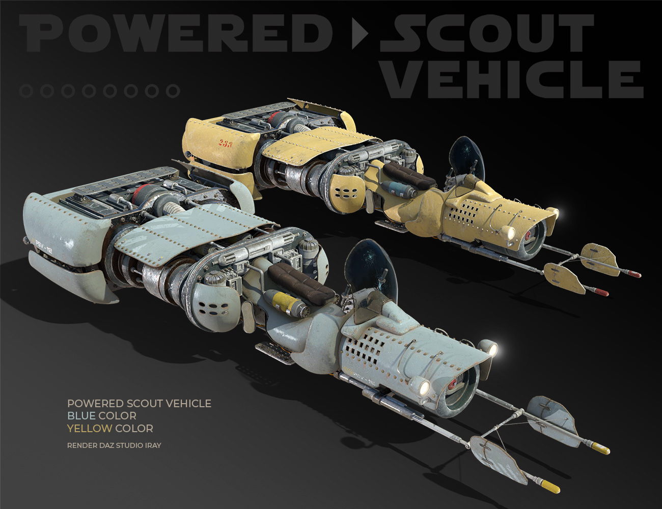 Powered Scout Vehicle | Daz 3D