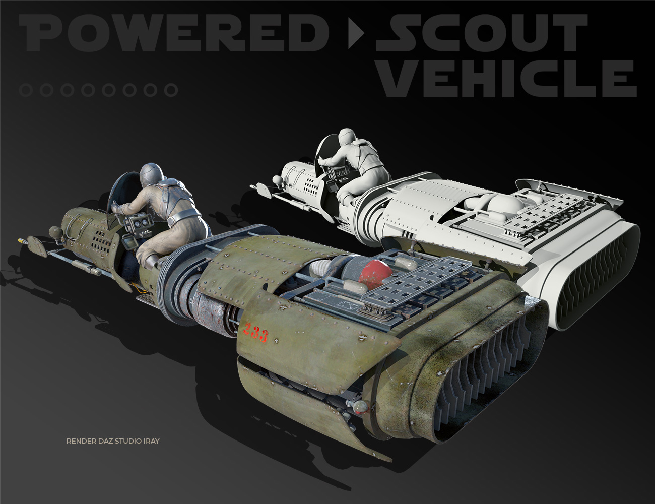 Powered Scout Vehicle | Daz 3D