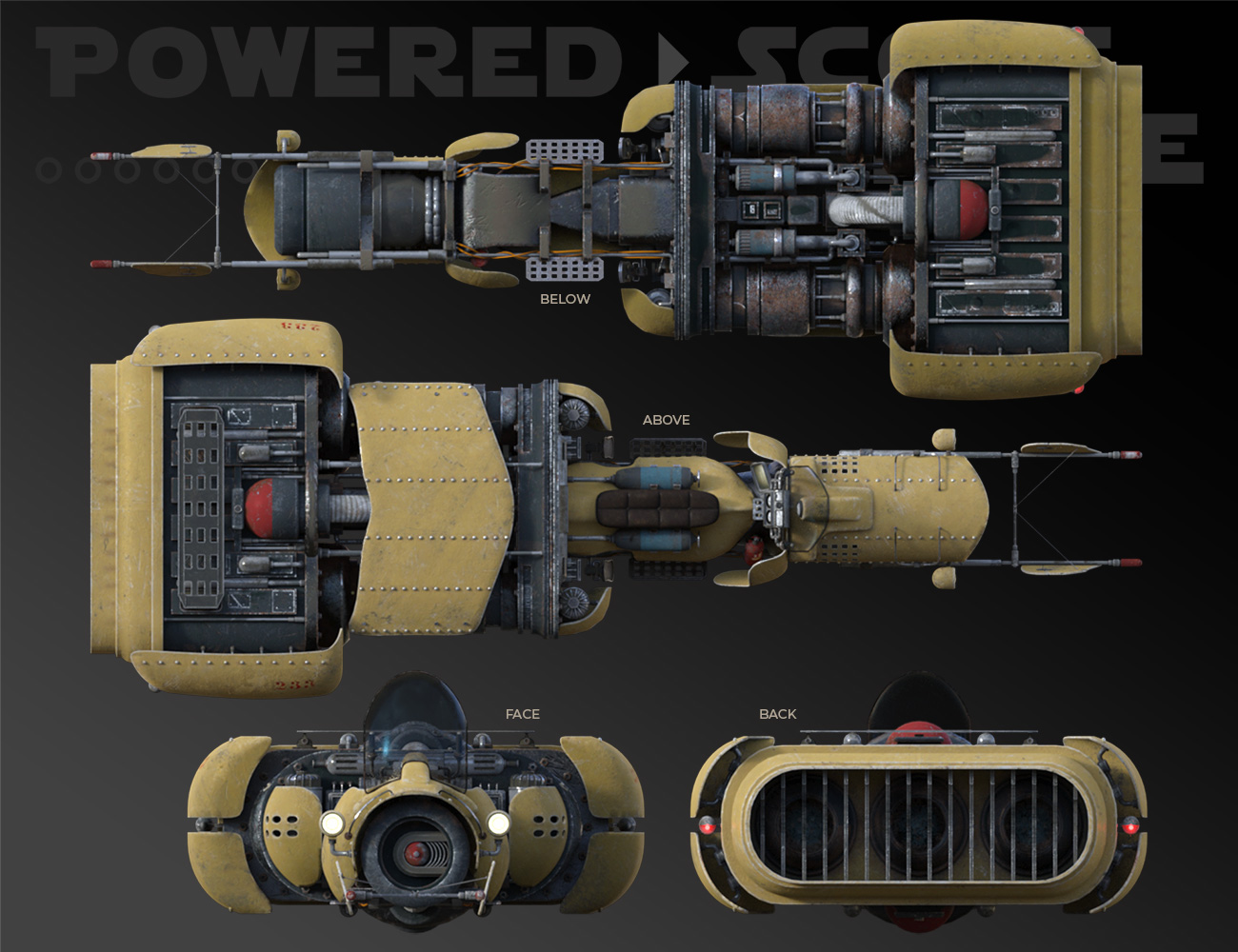 Powered Scout Vehicle | Daz 3D