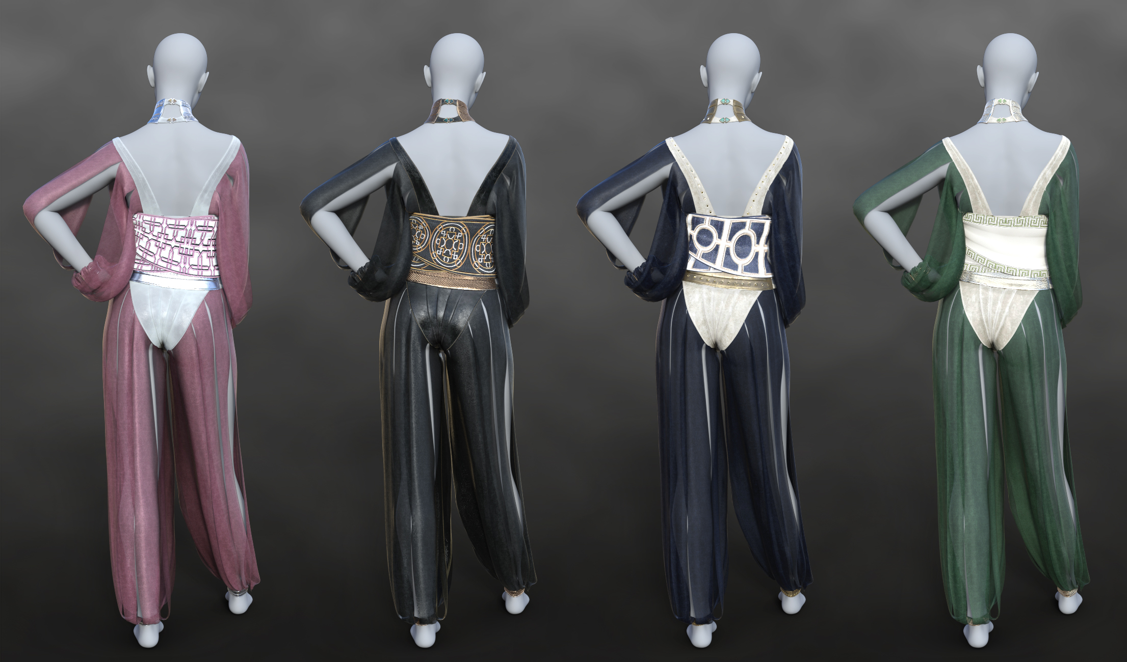 dForce Zephyr Outfit for Genesis 9 | Daz 3D
