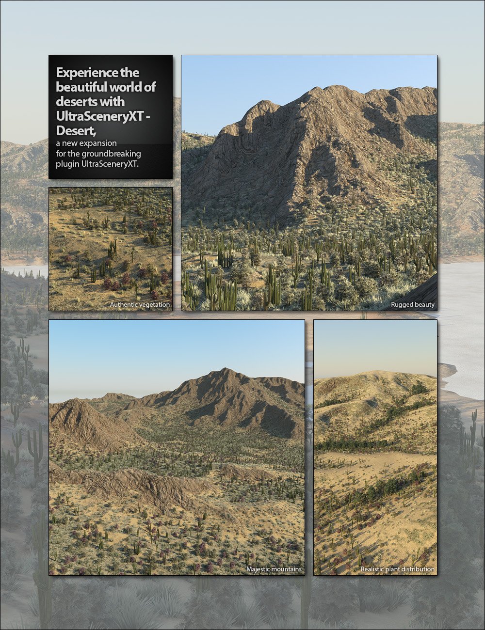 UltraSceneryXT - Desert | Daz 3D