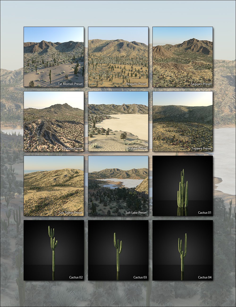 UltraSceneryXT - Desert | Daz 3D