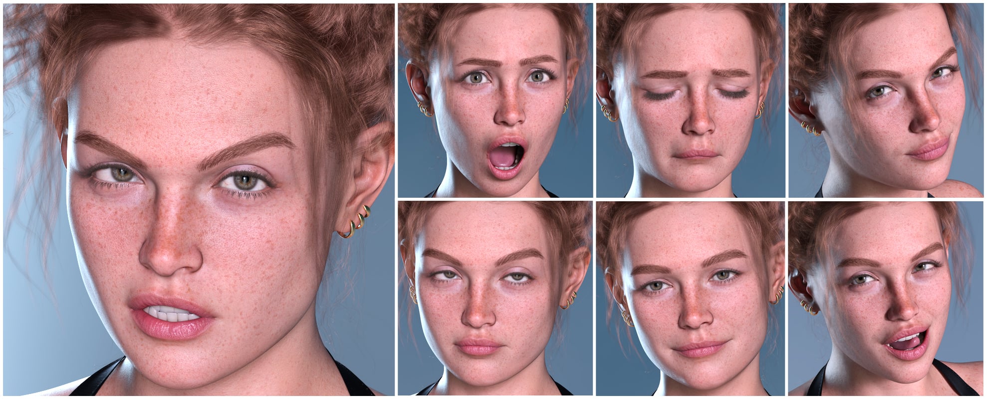 V 100 Must Have Expressions for Victoria 9 | Daz 3D