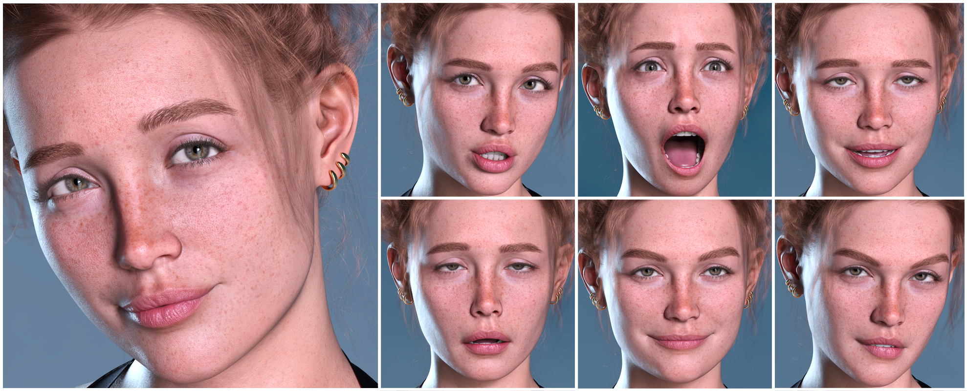 V 100 Must Have Expressions for Victoria 9 | Daz 3D