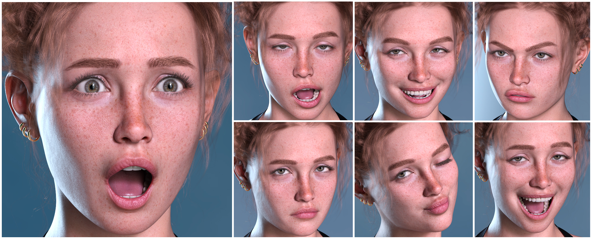 V 100 Must Have Expressions for Victoria 9 | Daz 3D