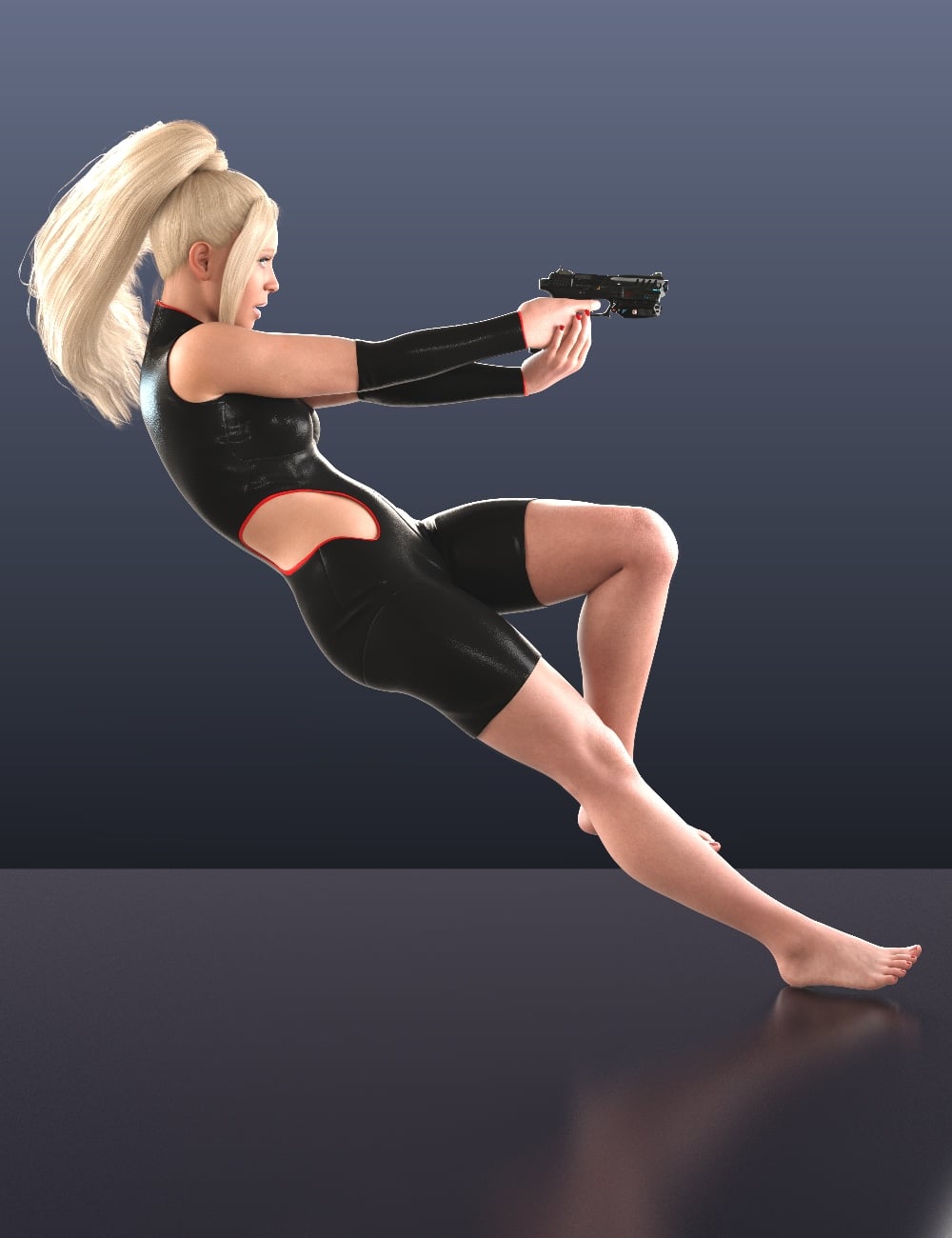 Fighting Action Poses for Genesis 9 and 8 Females | Daz 3D