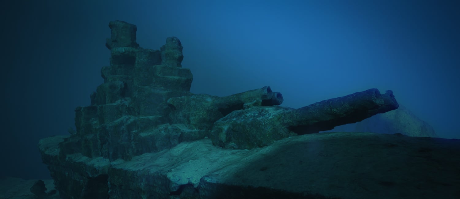 Sunken Battleship | Daz 3D