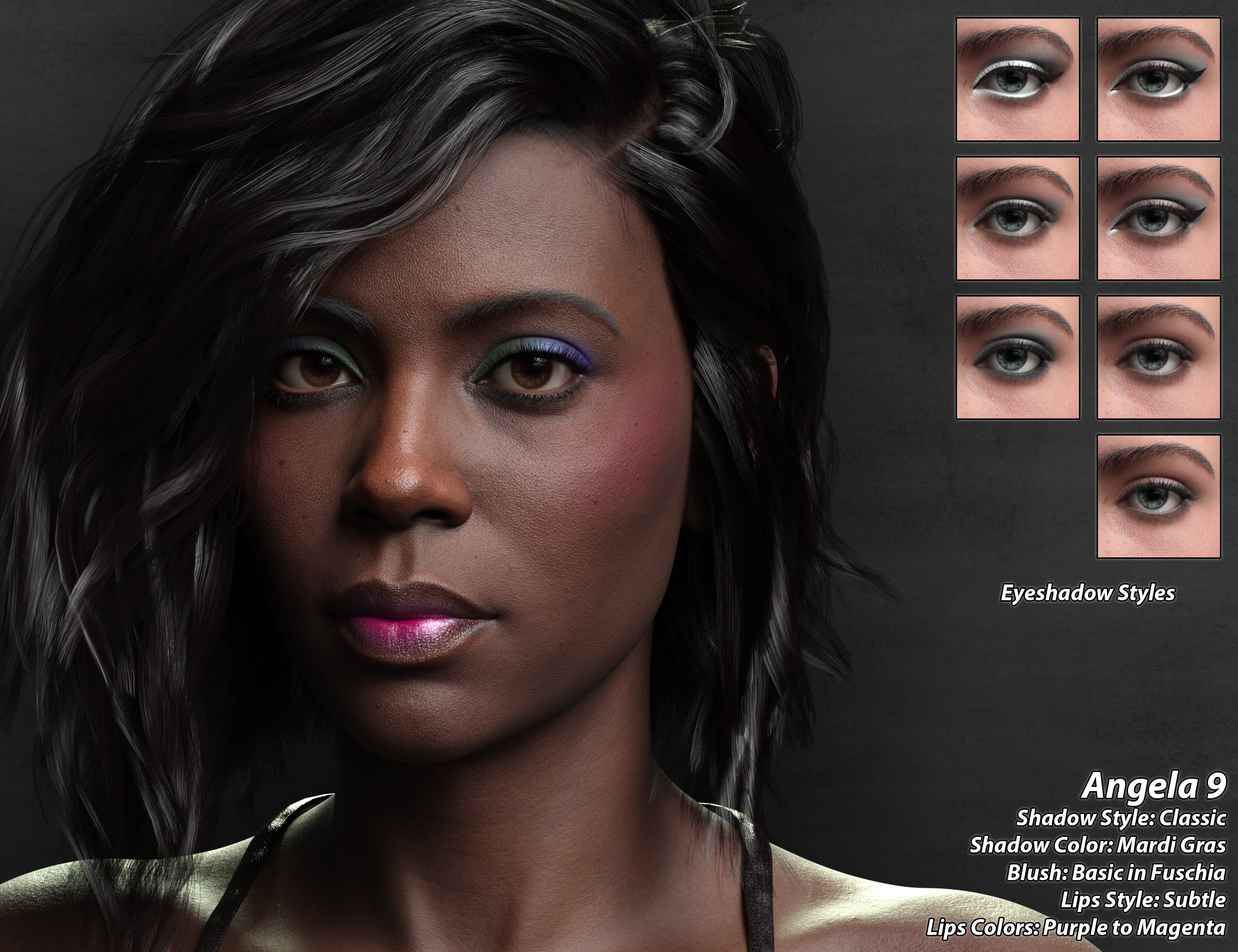 CC Character Kit: Classy Cosmetics MR for Genesis 9 | Daz 3D