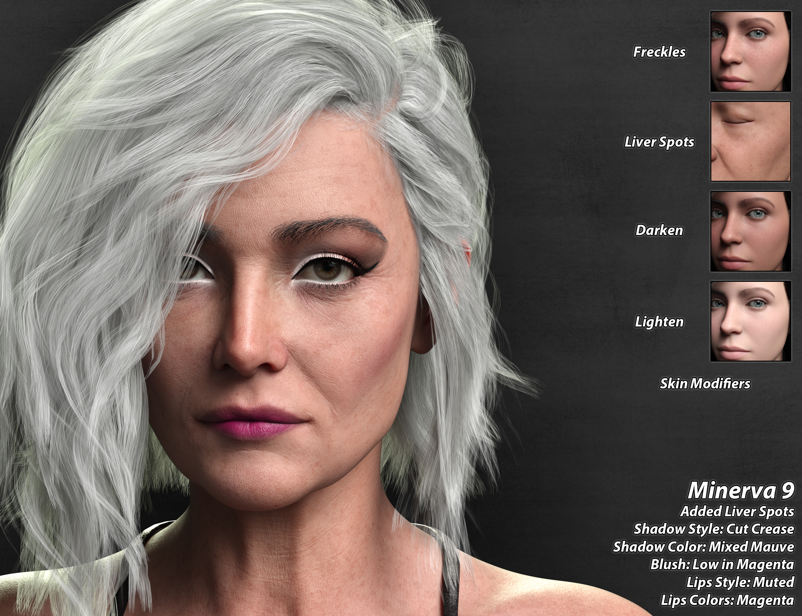 CC Character Kit: Classy Cosmetics MR for Genesis 9 | Daz 3D