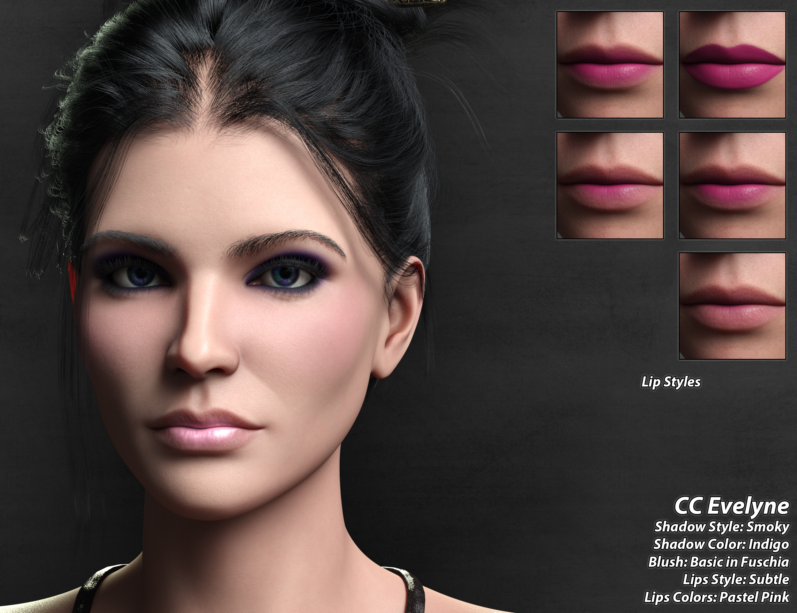 CC Character Kit: Classy Cosmetics MR for Genesis 9 | Daz 3D