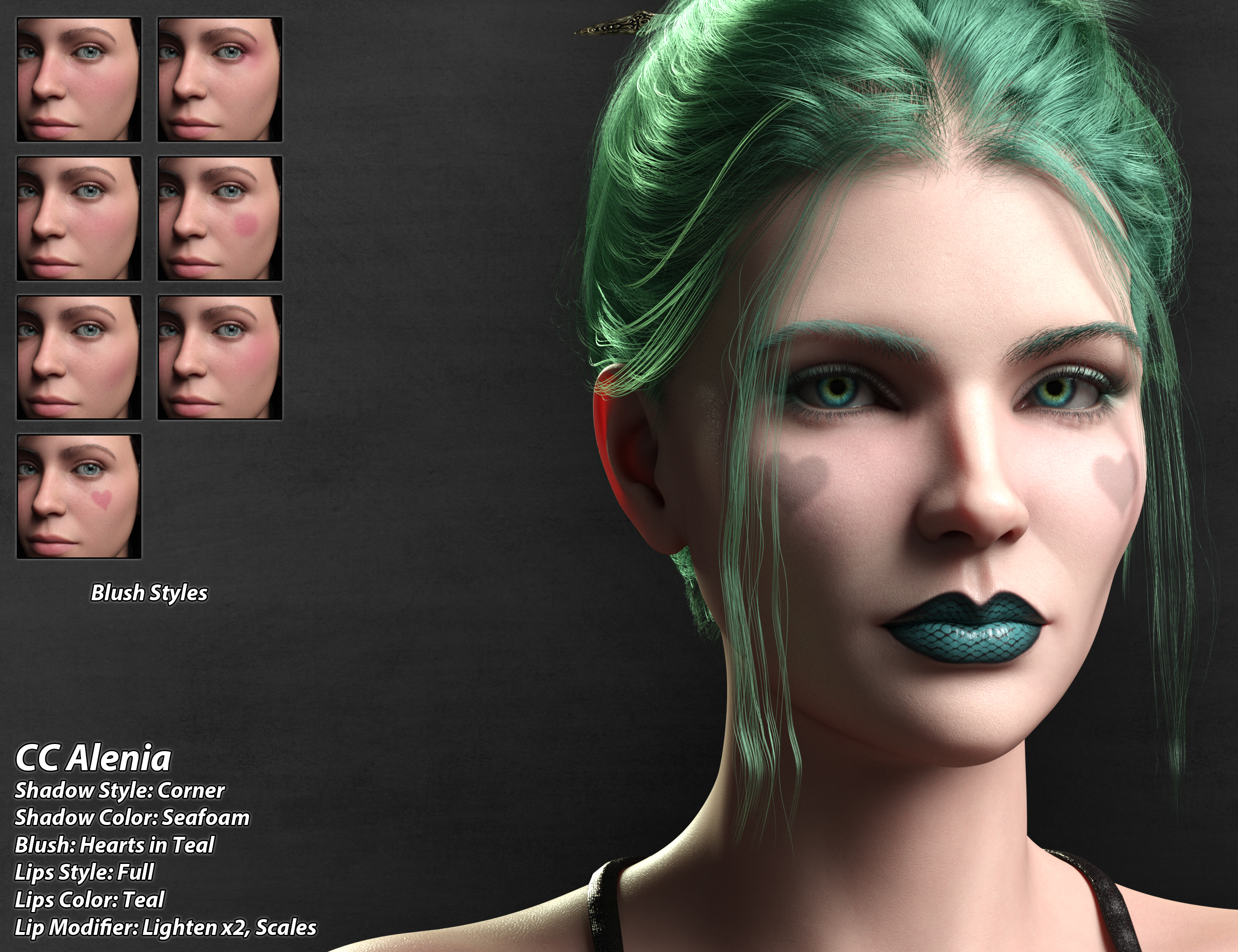 CC Character Kit: Classy Cosmetics MR for Genesis 9 | Daz 3D