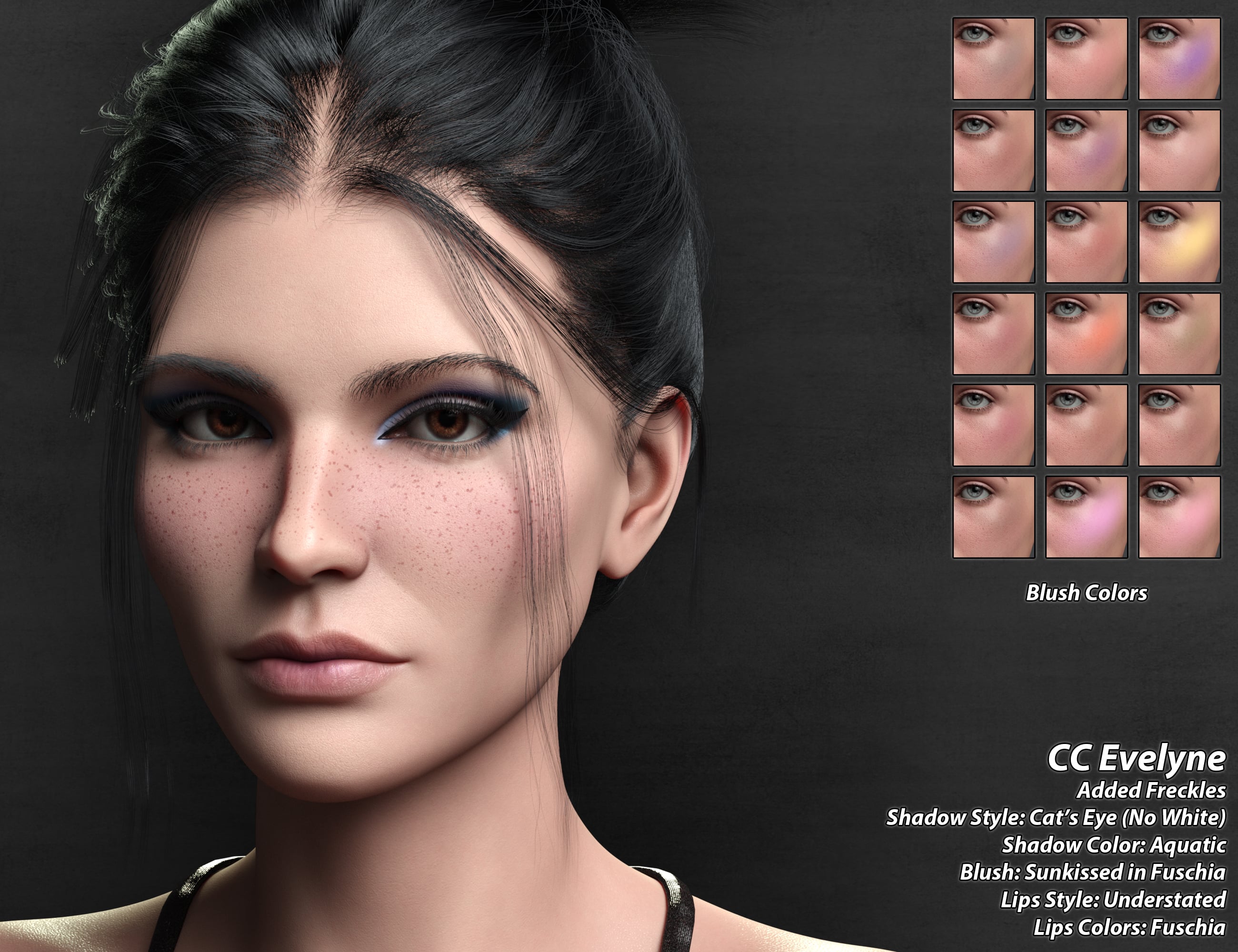 CC Character Kit: Classy Cosmetics MR for Genesis 9 | Daz 3D