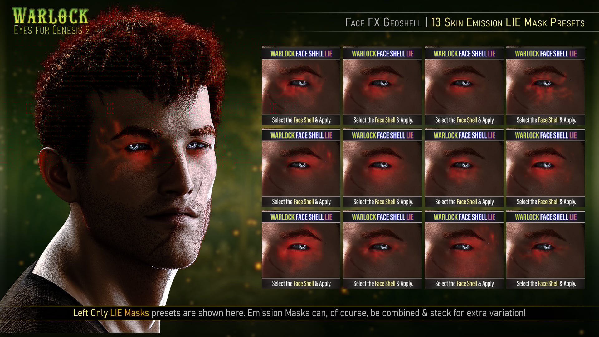 FPE Warlock Eyes for Genesis 9 | Daz 3D