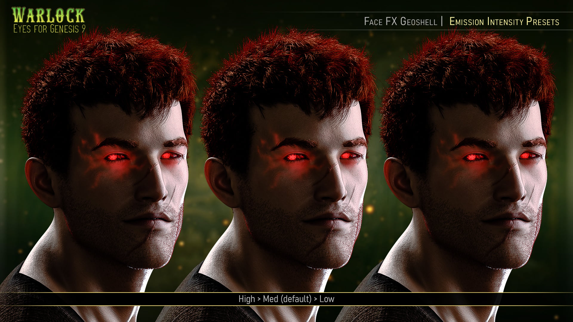 FPE Warlock Eyes for Genesis 9 | Daz 3D