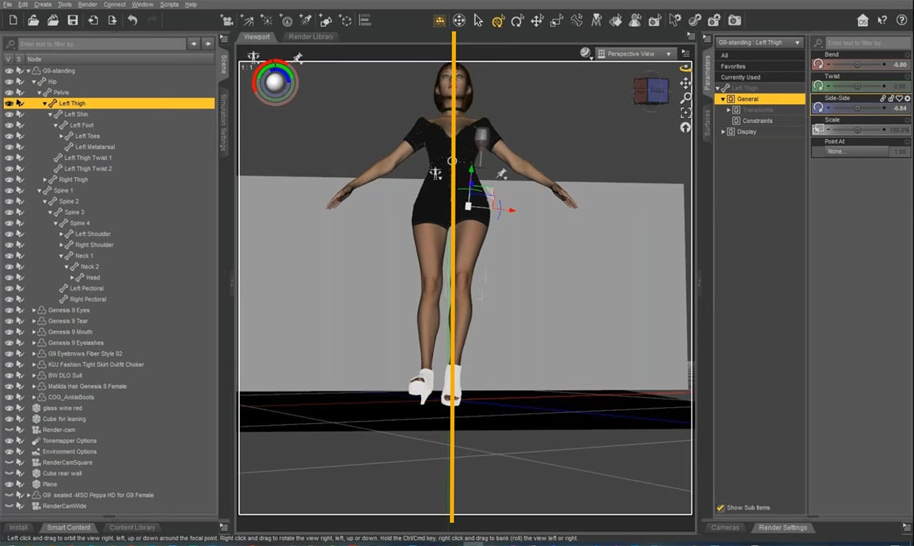 Posing Genesis 9 to Stand Out | Daz 3D