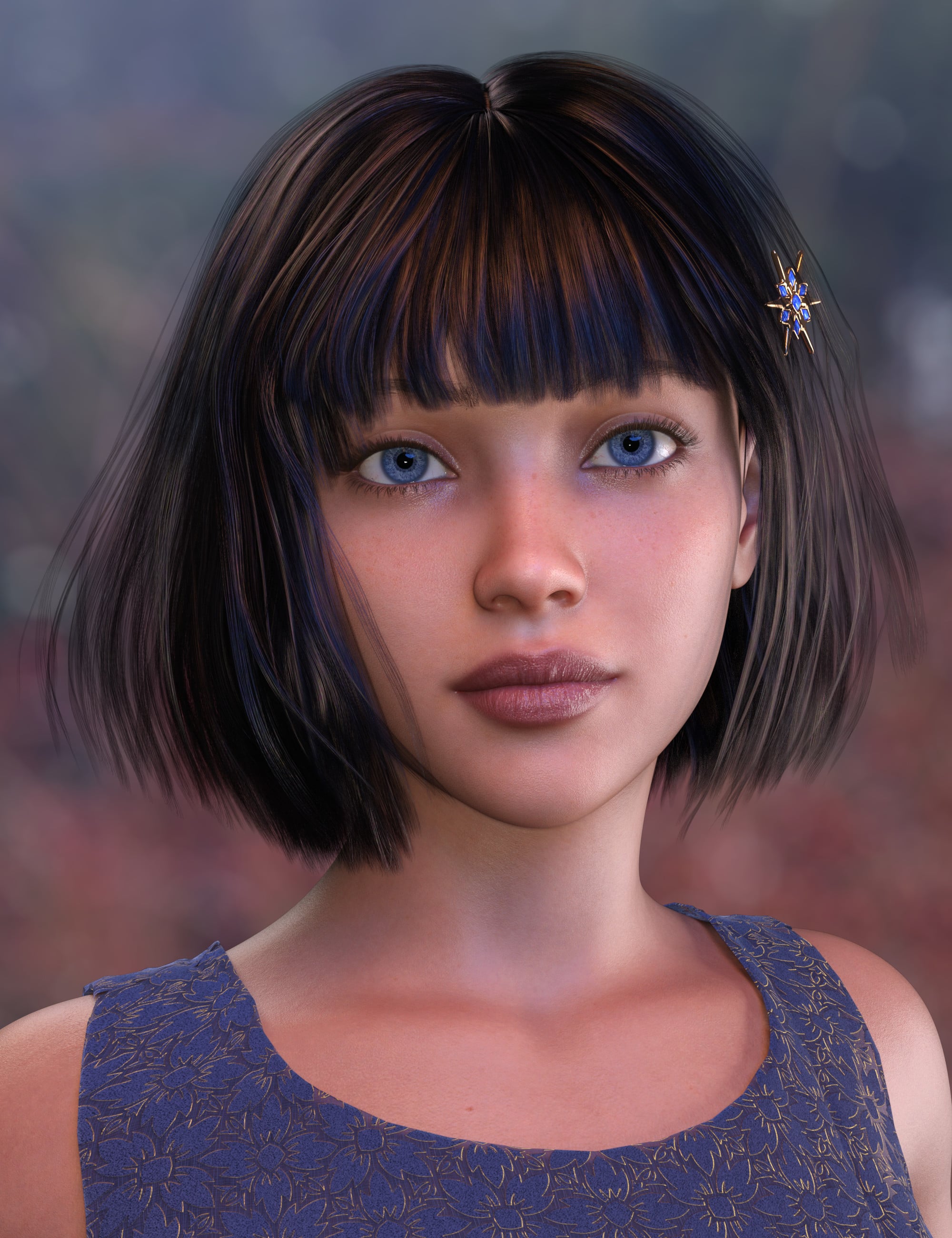 Protostar Hair for Genesis 9, 8 and 8.1 Female | Daz 3D