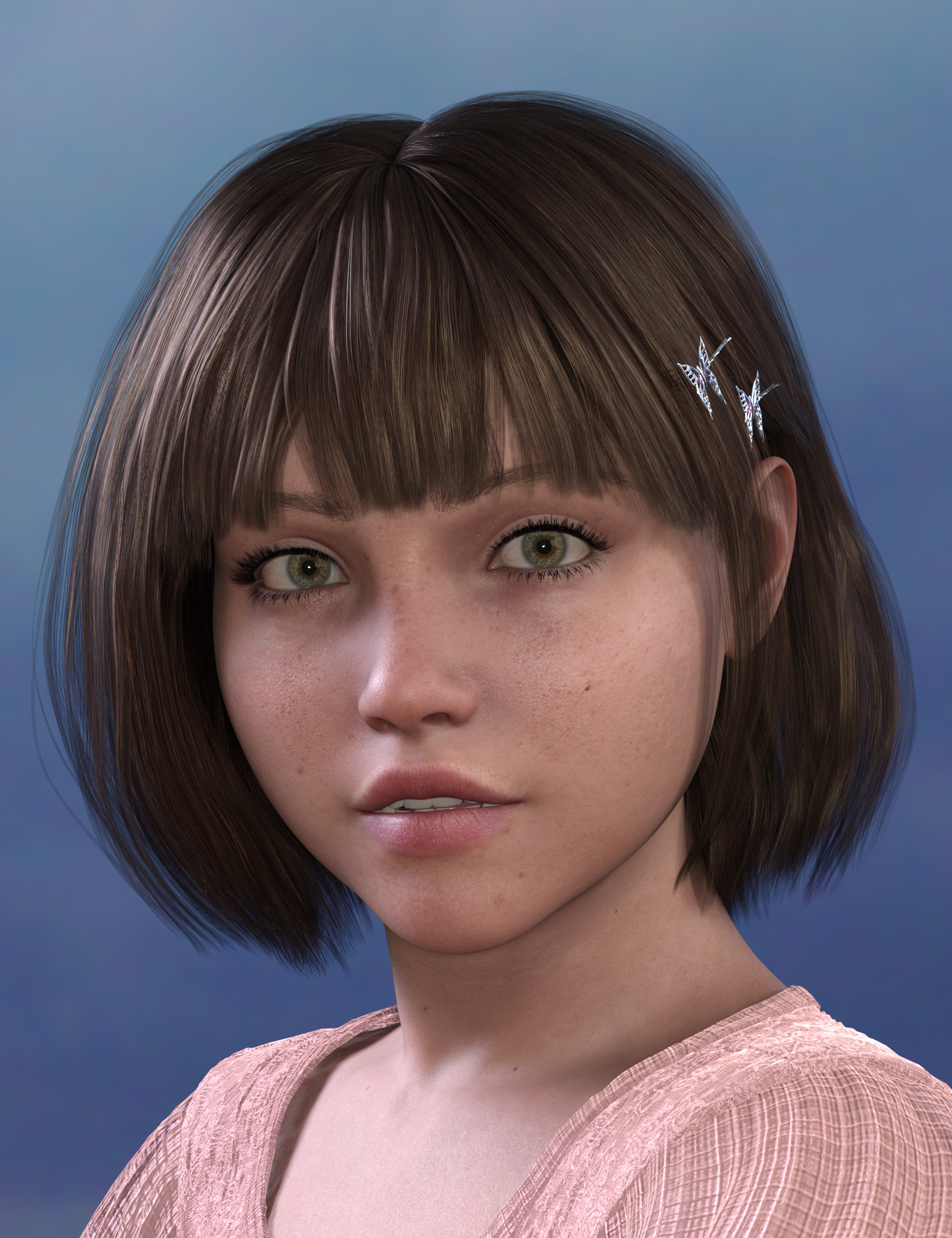 Protostar Hair for Genesis 9, 8 and 8.1 Female | Daz 3D