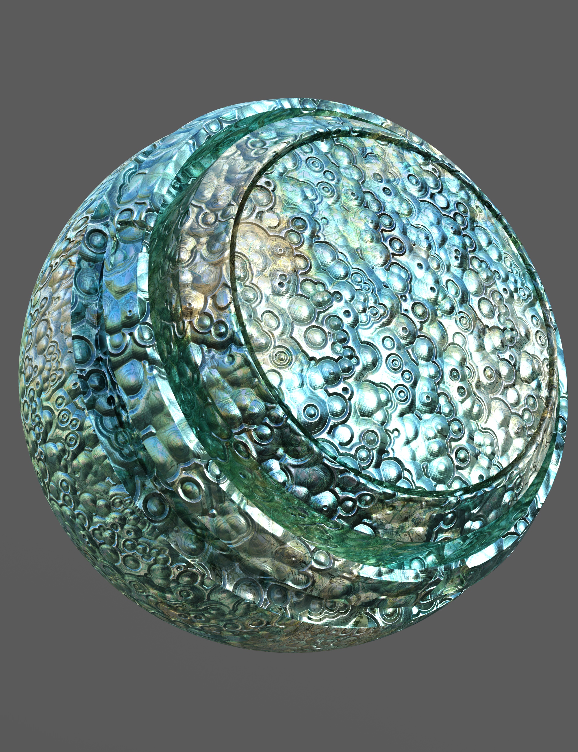 Galactic Bubble Metal Iray Shaders - Merchant Resource | Daz 3D