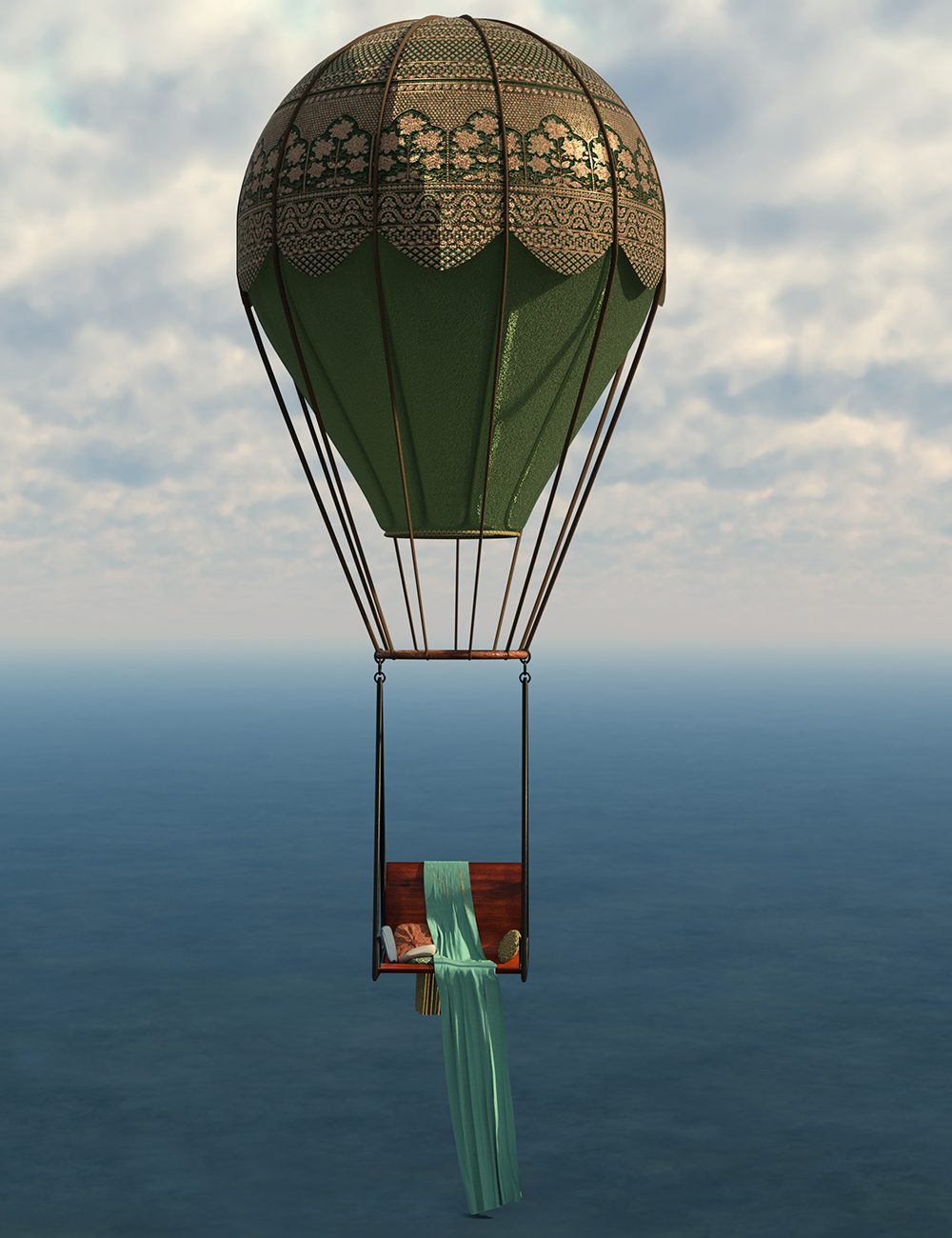 Natens Fantasy Montgolfiere and Poses | Daz 3D