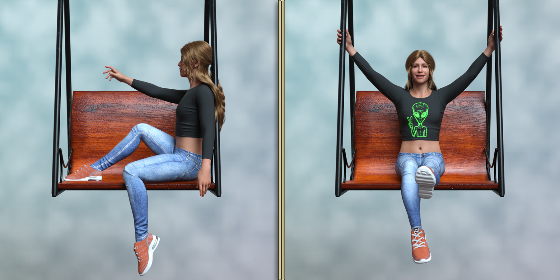 Natens Fantasy Montgolfiere and Poses | Daz 3D