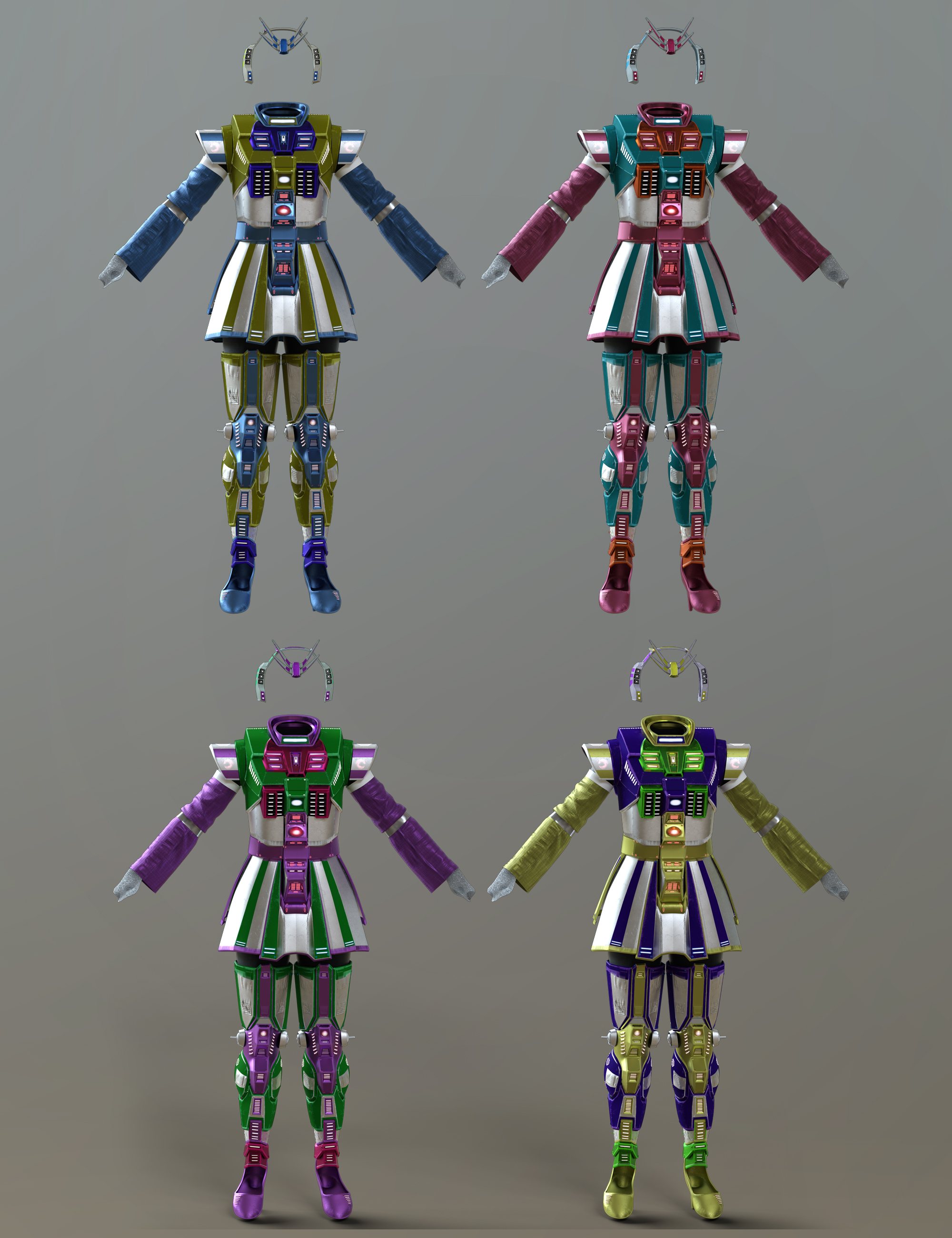 Vo Fauna Armour for Genesis 9 | Daz 3D