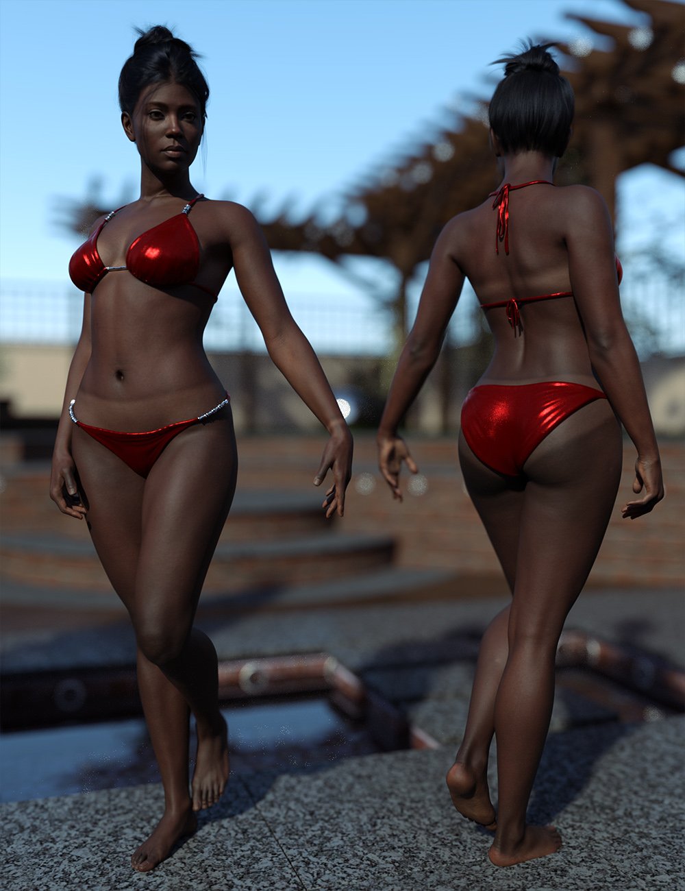 Tan Lines Merchant Resource for Genesis 9 | Daz 3D