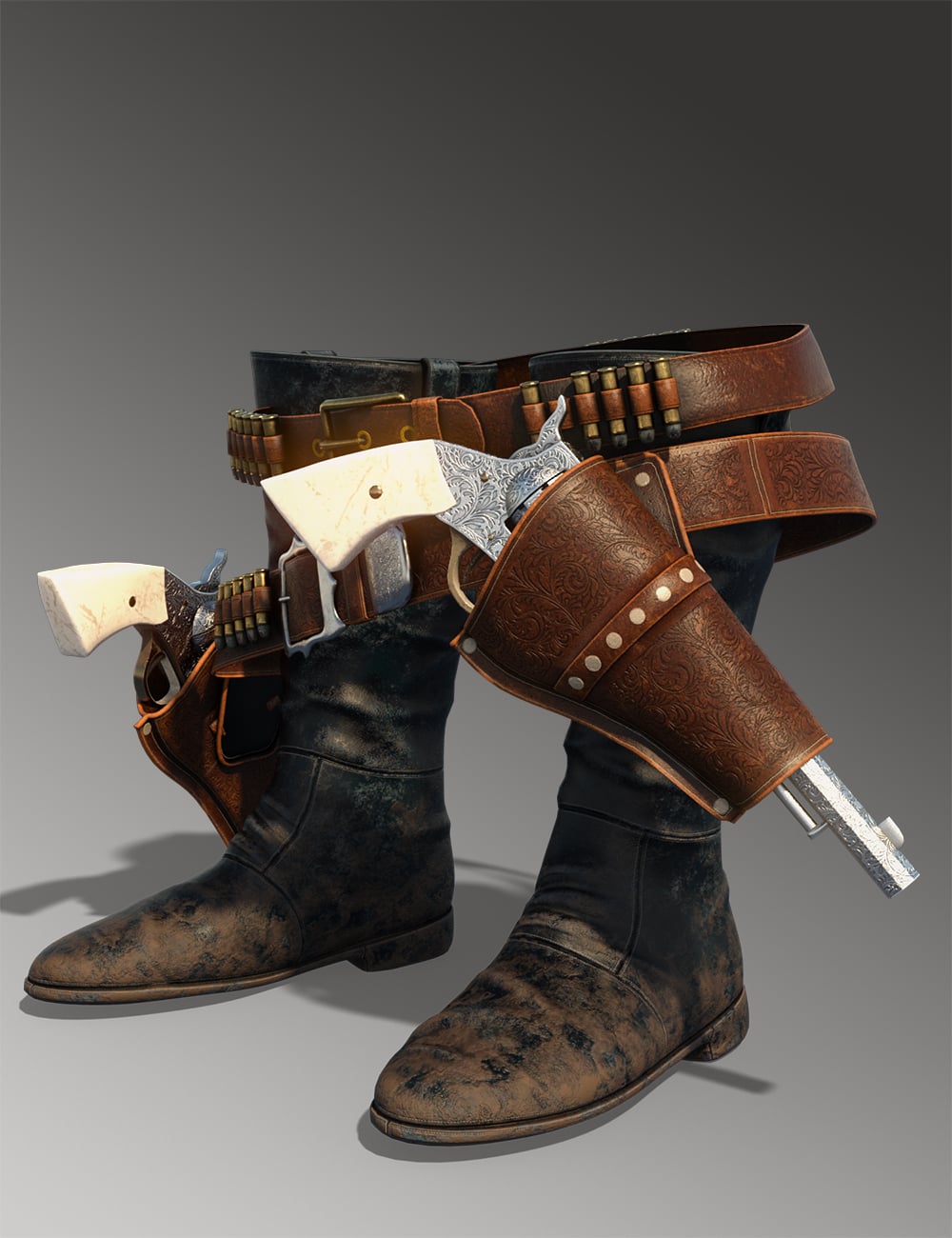 dForce Cattle Kate Outfit for Genesis 9 | Daz 3D