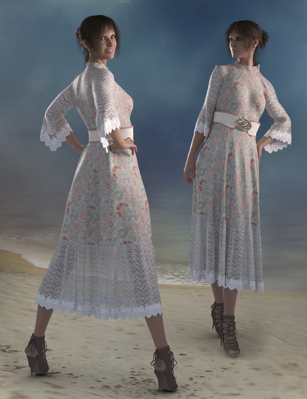 dForce DC Bohemian Mist for Genesis 9 and 8 Female | Daz 3D