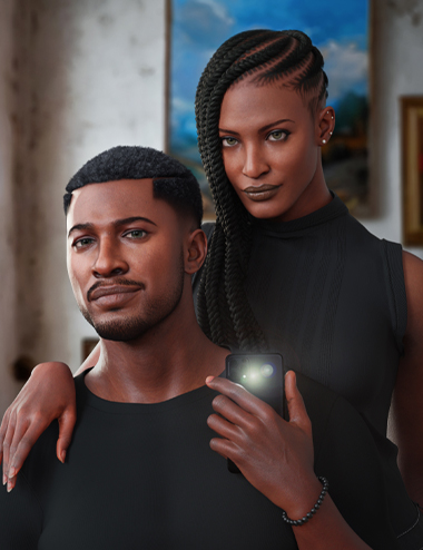 Siblings Bundle London and Cairo for Genesis 9 HD | Daz 3D