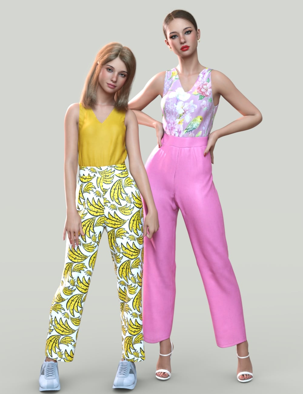CHB Scarlett Romper Texture Add-on | Daz 3D