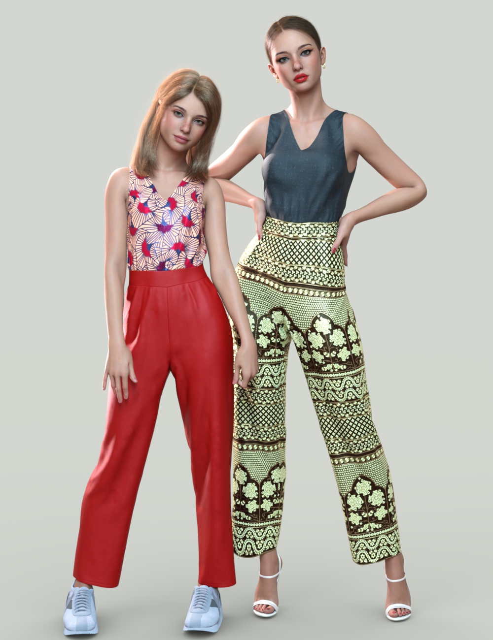 CHB Scarlett Romper Texture Add-on | Daz 3D