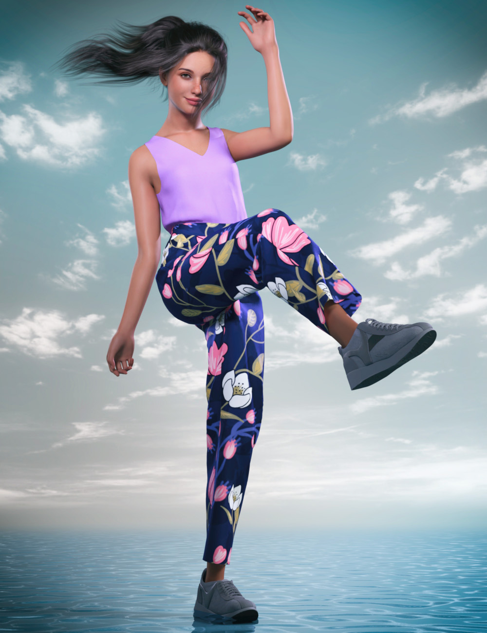 CHB Scarlett Romper Texture Add-on | Daz 3D