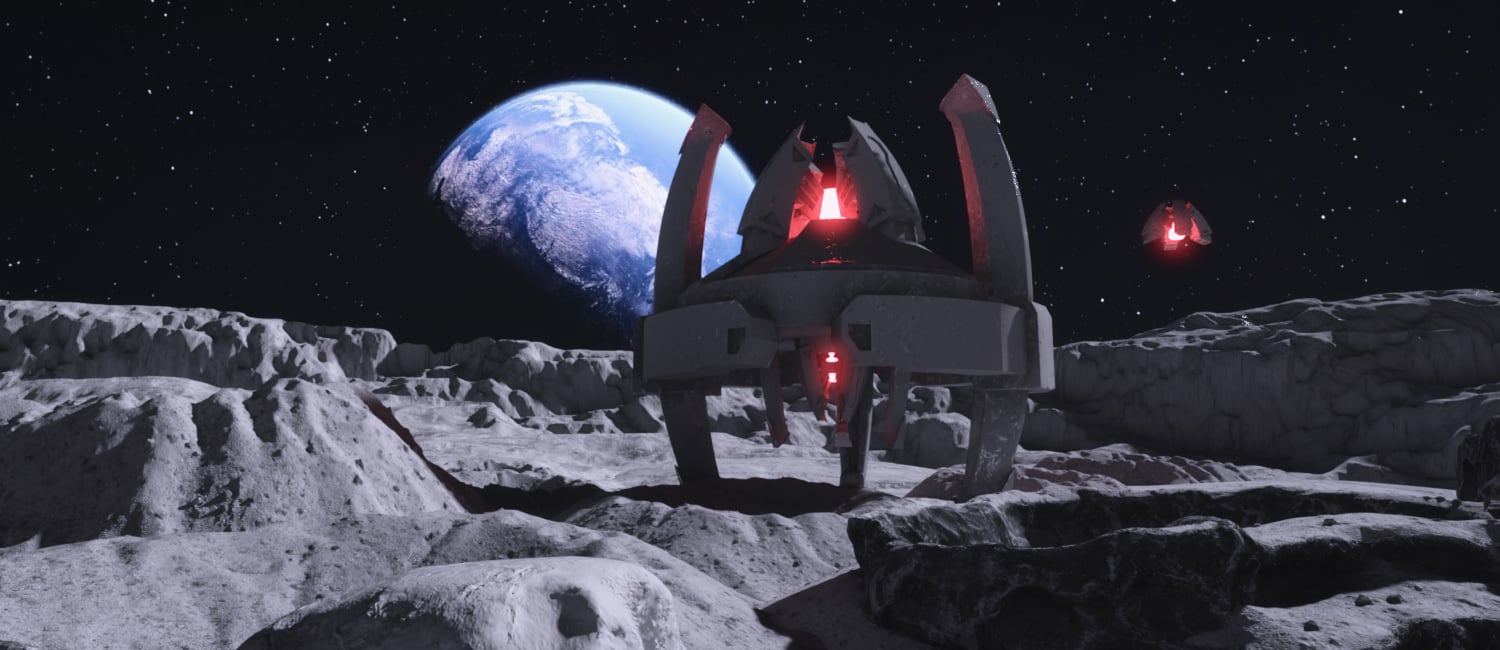 Aliens On The Moon | Daz 3D