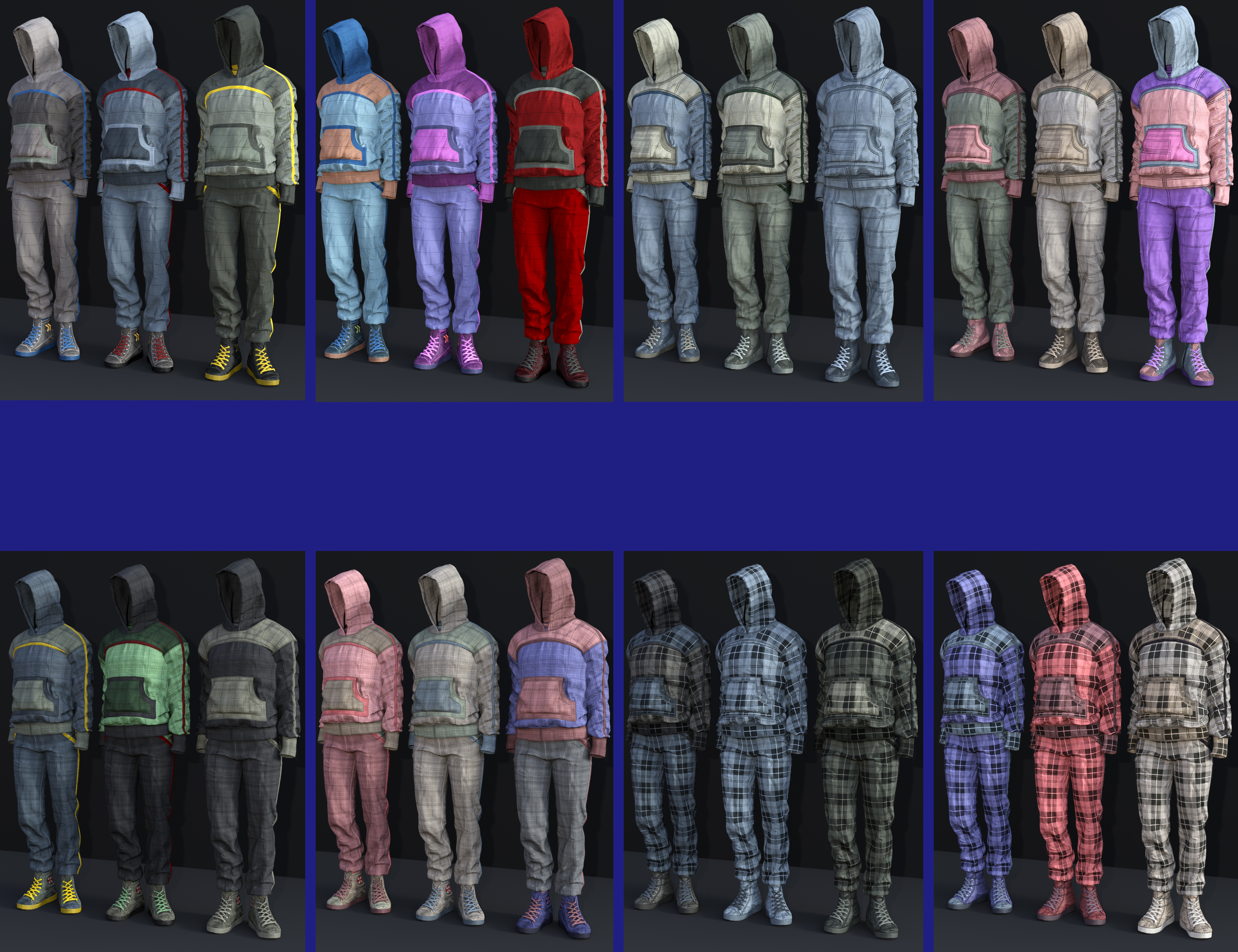 Texture Add-on for City Glitz Outfit | Daz 3D