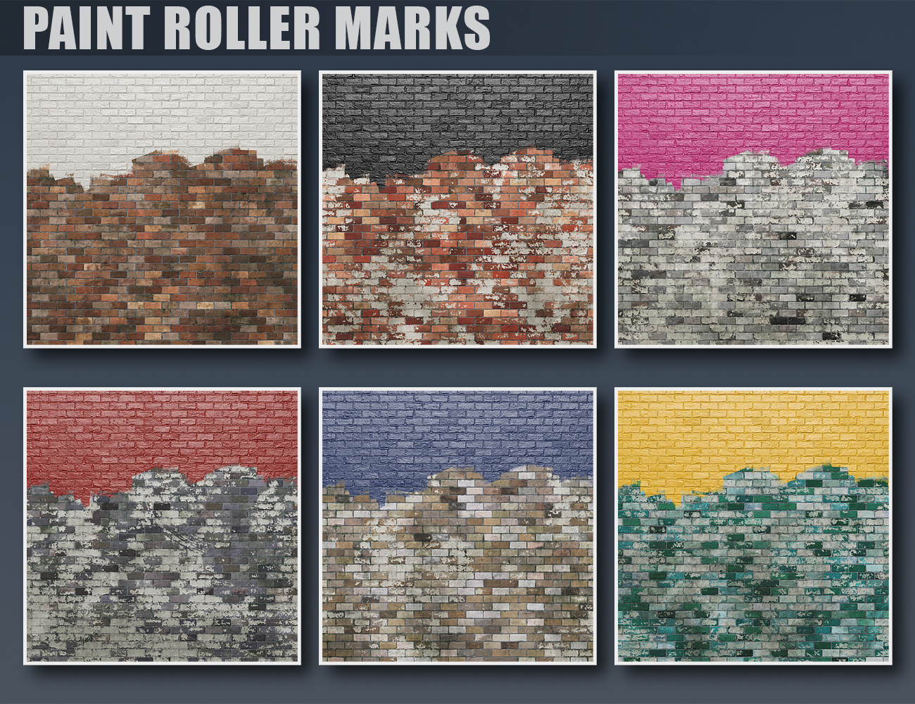 DD PBR Brick Wall Shaders for Iray Vol 4 | Daz 3D