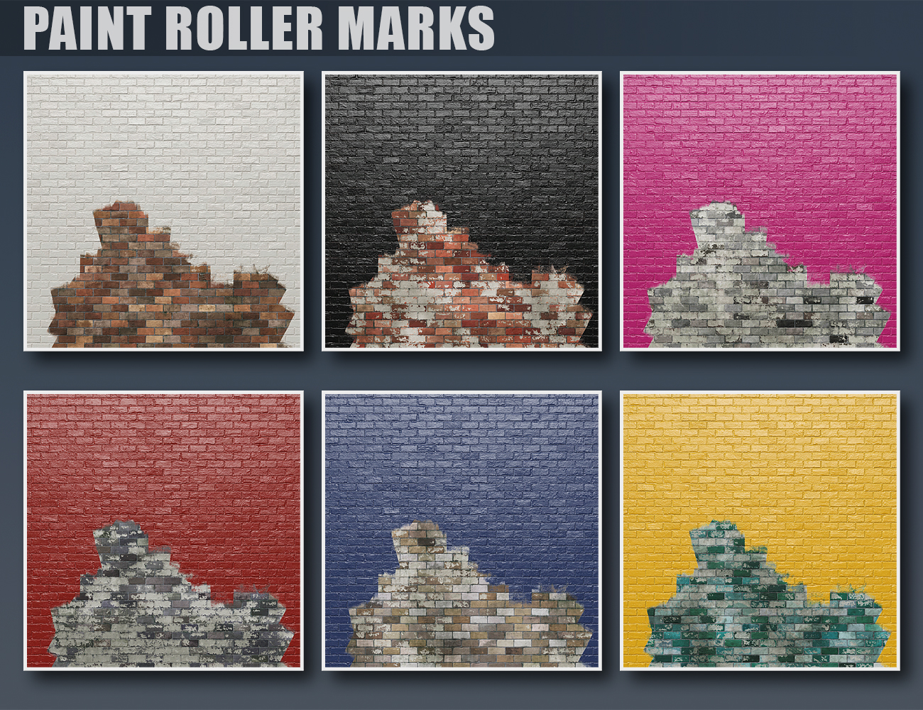 DD PBR Brick Wall Shaders for Iray Vol 4 | Daz 3D