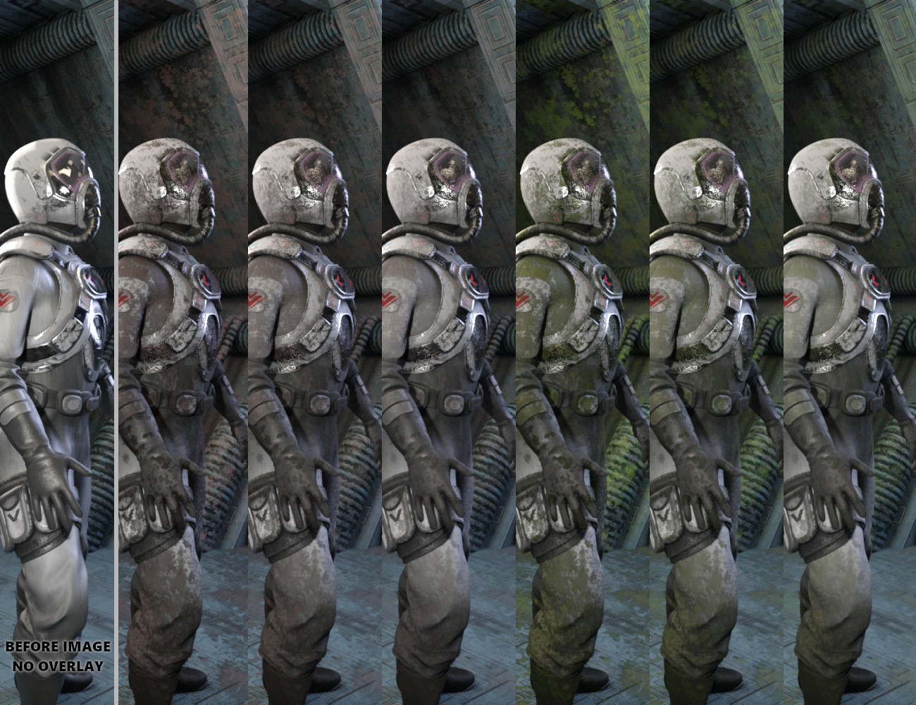 FSL Grungy Overlay Shaders | Daz 3D